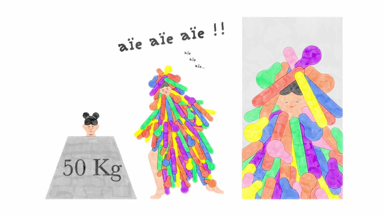 Atsuko Tanaka, Denkifuku (Electric dress), 1956-1999 - Vidéo - Centre ...