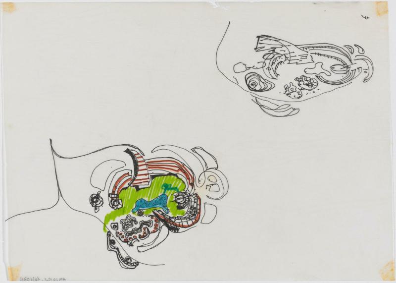 Etude, plan - Centre Pompidou