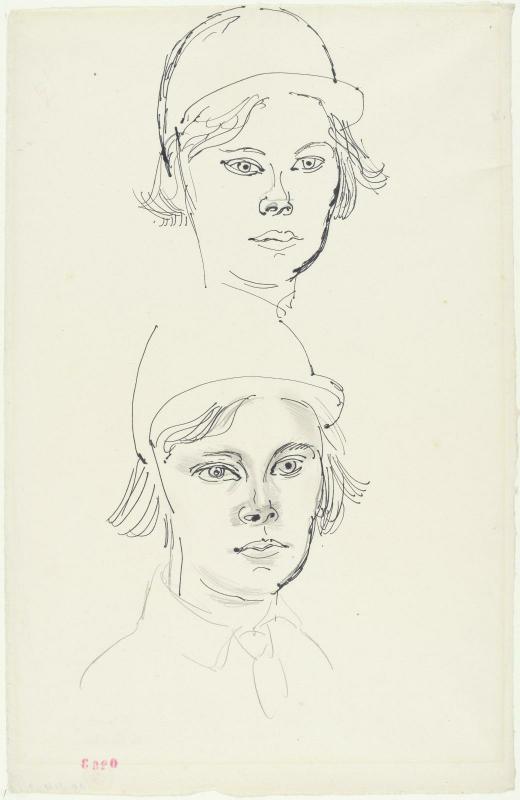 Deux portraits d'Anne-Françoise Kessler - Centre Pompidou