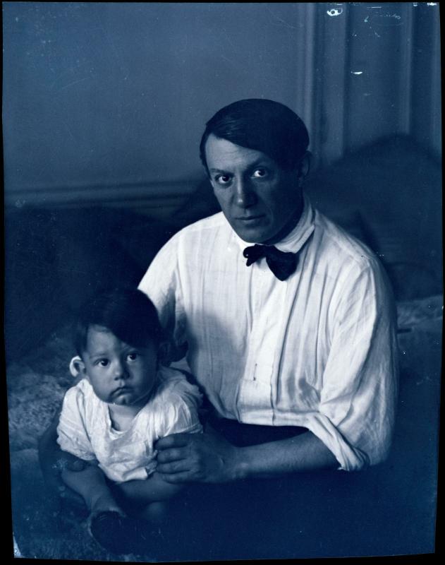 Picasso et son fils Paolo - Centre Pompidou