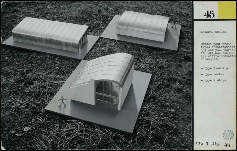 N°45 Maisons coques, type linéaire, type centré, type à étage - Centre ...