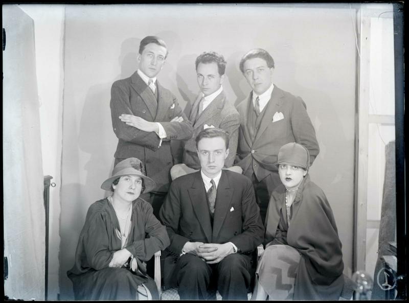 Max Morise, Louis Aragon, André Breton, Colette Tual, Roland Tual ...
