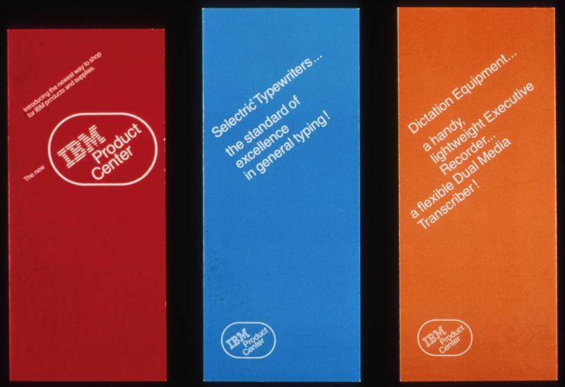 Identité graphique IBM Product Center - Centre Pompidou