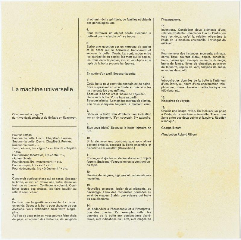 Universal Machine II (Machine universelle II) - Centre Pompidou