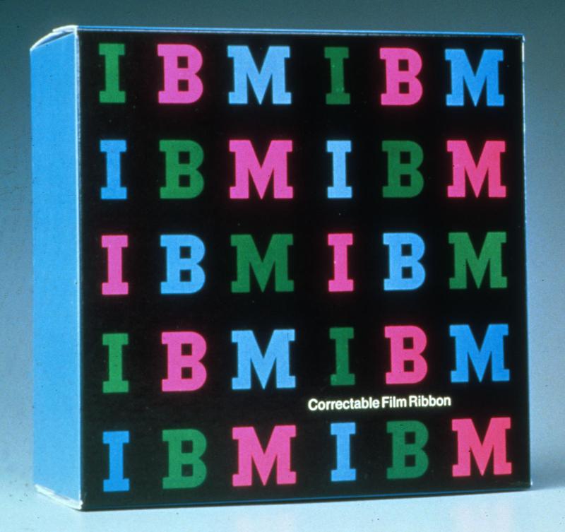 Packaging IBM Correctable Film Ribbon - Centre Pompidou