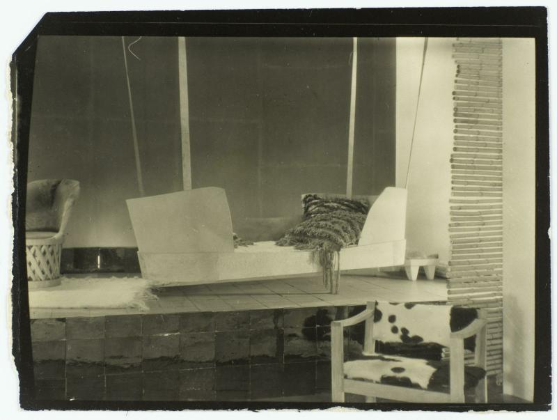 Intérieur avec cheminée et piano - Centre Pompidou