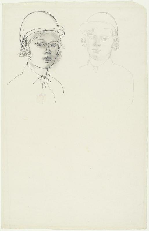 Deux portraits d'Anne-Françoise Kessler - Centre Pompidou
