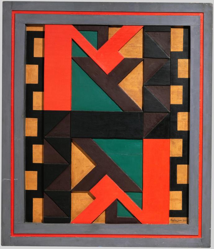 Relief polychrome - Centre Pompidou