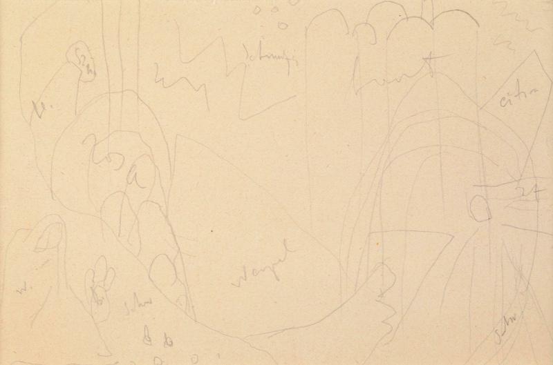 Etude pour Improvisation 10 - Centre Pompidou