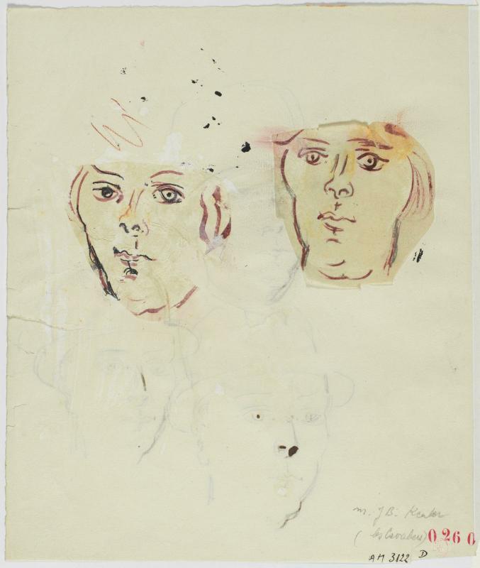 Deux portraits d'Anne-Françoise Kessler - Centre Pompidou