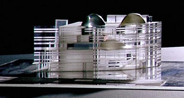 Maquette de rendu - Centre Pompidou