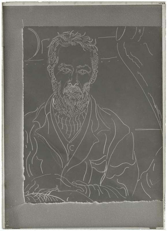 Portrait de Brancusi par Annie Harvey, vers 1934 (Dessin) - Centre Pompidou